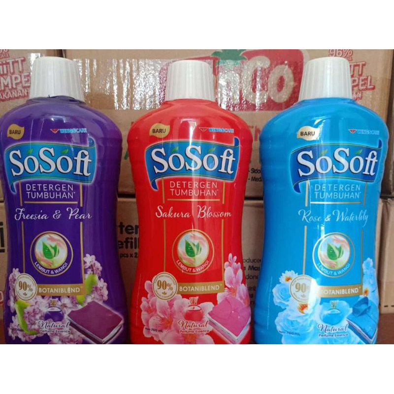 Jual So Soft Detergen Cair 700 ml | Shopee Indonesia