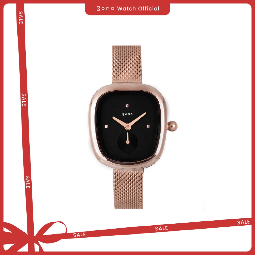 Jual Jam Tangan Wanita Bono Watch Siena Mini Milanese Dark Rose Gold ...