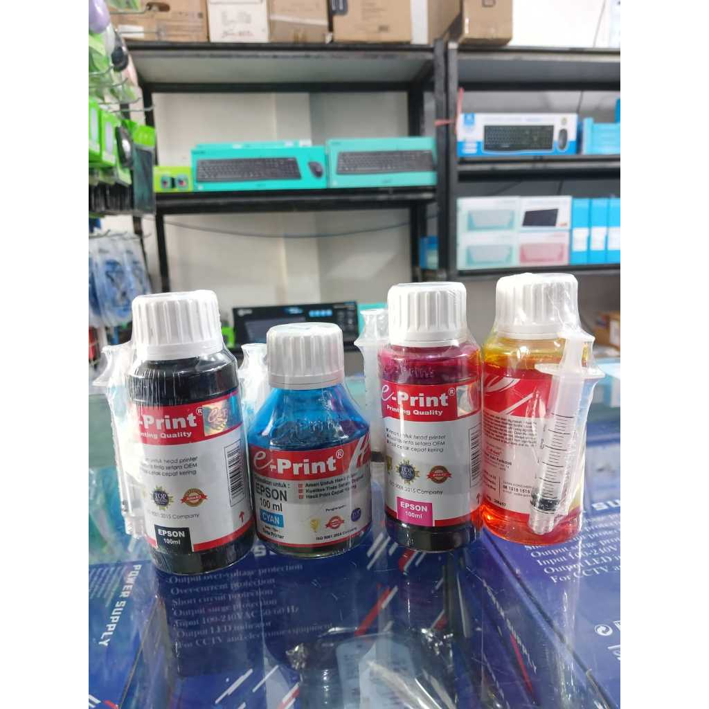 Jual TINTA EPRINT EPSON 100ML ALL COLOUR | Shopee Indonesia