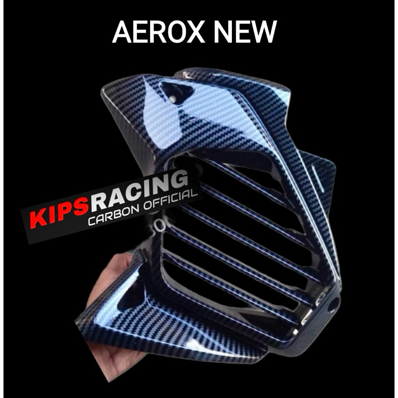 Jual COVER RADIATOR AEROX NEW/AEROX CONECTED CARBON ️carbon tutup ...