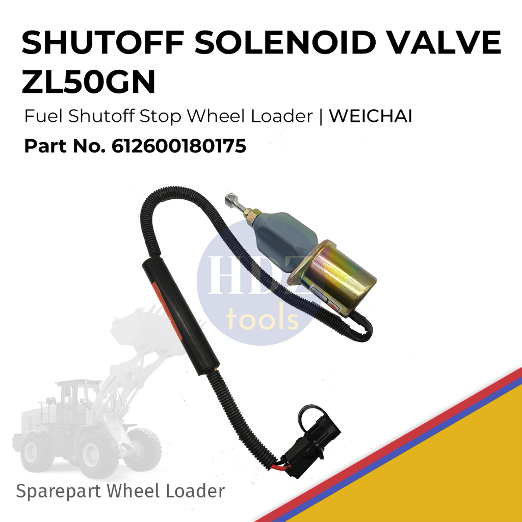 Jual Shutoff Solenoid Valve Wheel Loader ZL50GN Part No 612600180175 ...