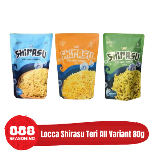 Jual LOCCA SHIRASU TERI OVEN JEPANG ALL VARIANT 80g | Shopee Indonesia
