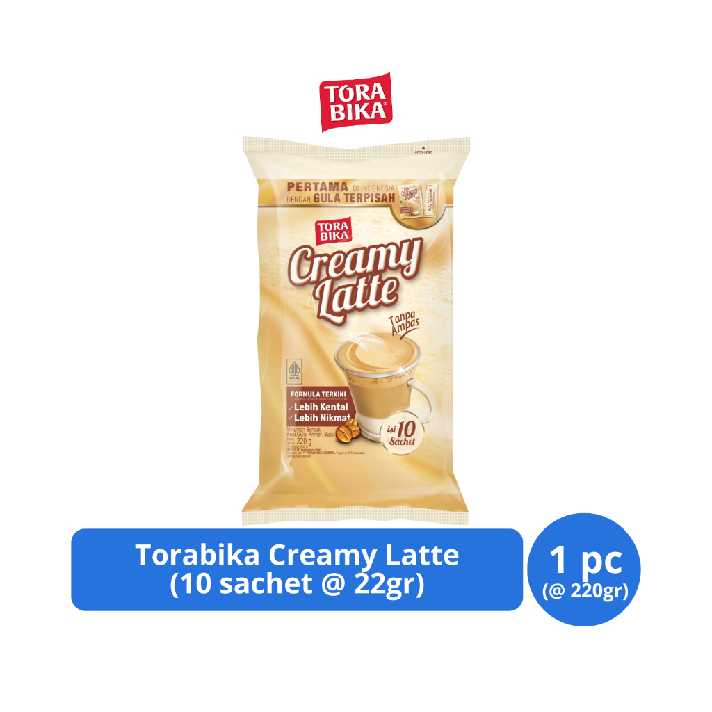 Jual Torabika Creamy Latte 10s @ 22gr | Shopee Indonesia