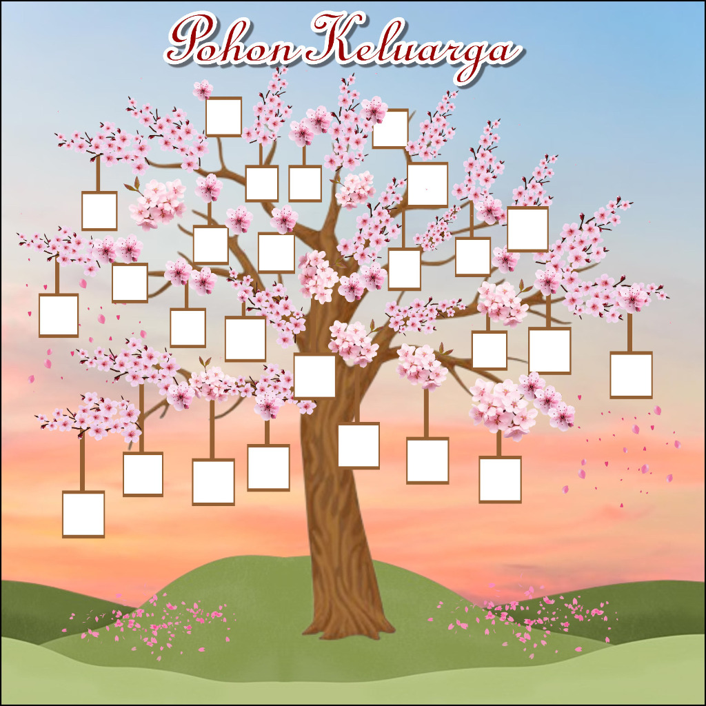 Jual Pohon literasi khusus request/ dekorasi dinding/Pohon Keluarga ...