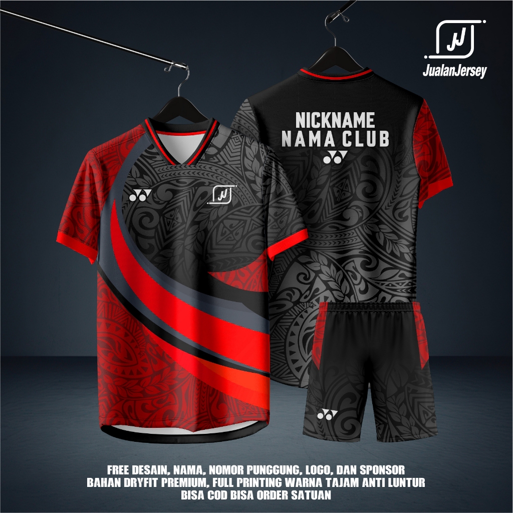 Jual JERSEY BAJU BADMINTON BULUTANGKIS CUSTOM FREE CUSTOM DESIGN- NAMA-CLUB | Shopee Indonesia