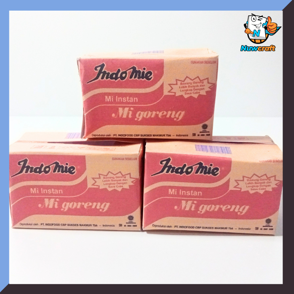 Jual Nuwcraft Miniatur Kardus Indomie kerajinan papercraft | Shopee ...