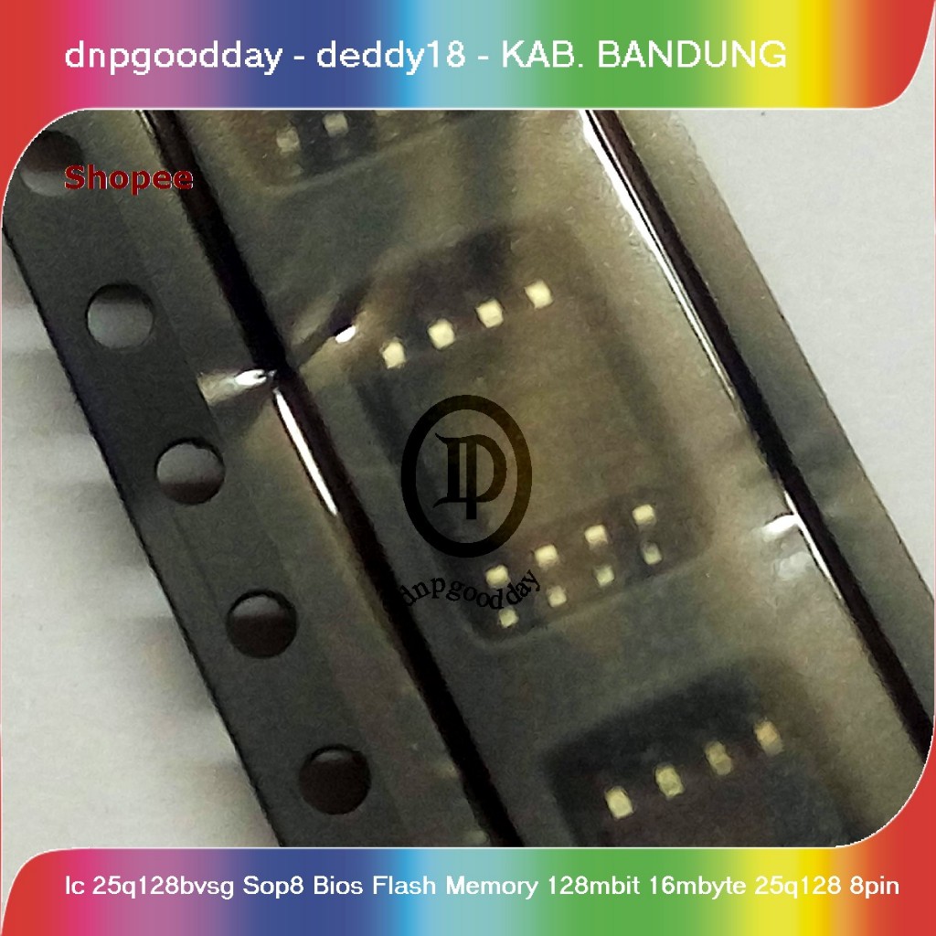 Jual ic 25q128bvsg sop8 bios flash memory 128mbit 16mbyte 25q128 8pin ...