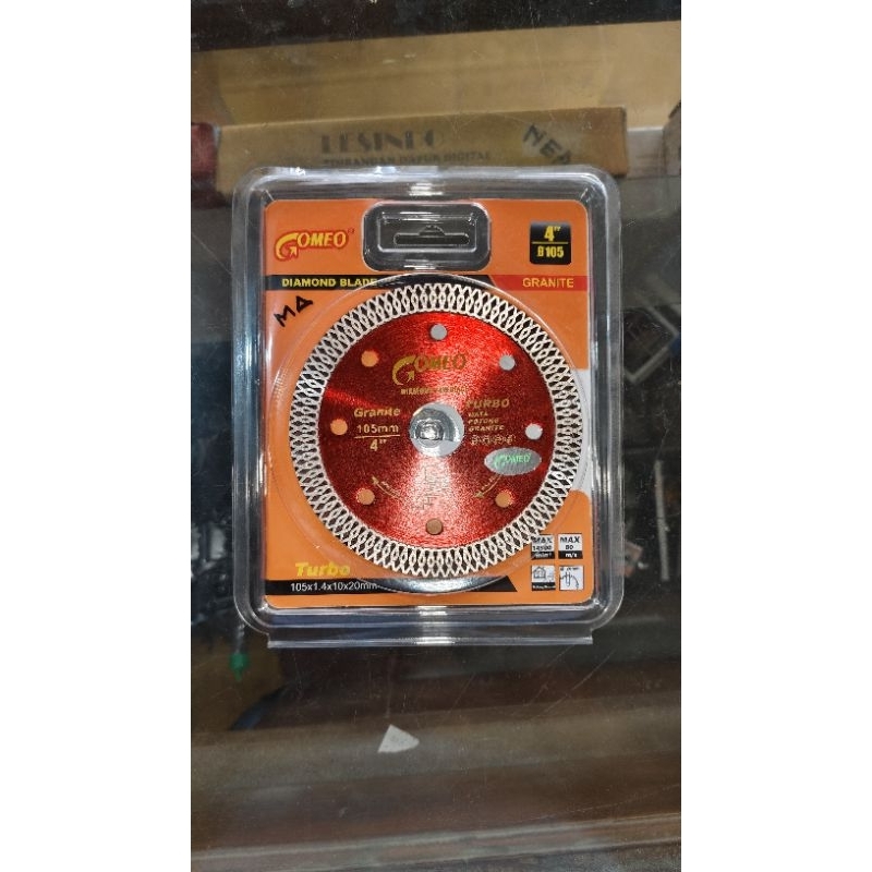 Jual gomeo mata cutting granit turbo 4" | Shopee Indonesia