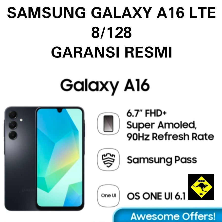 Jual Samsung Galaxy A16 4G LTE 8/128GBRAM 8GB INTERNAL 128 GB GARANSI ...