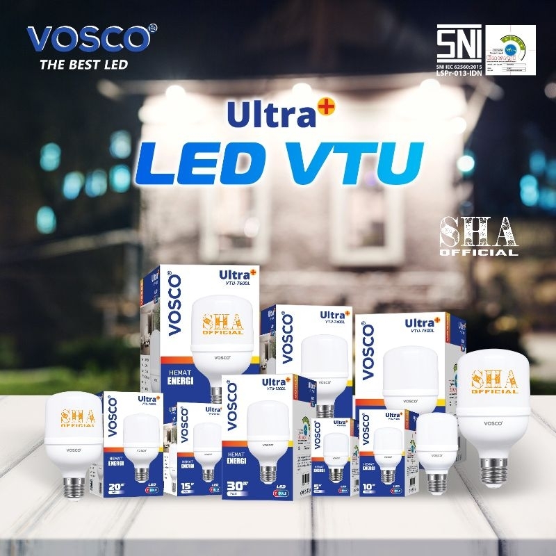 Jual Lampu Led VOSCO Tabung Ultra 5W 10W 15W 20W 30W 40W Tbulb | Shopee Indonesia
