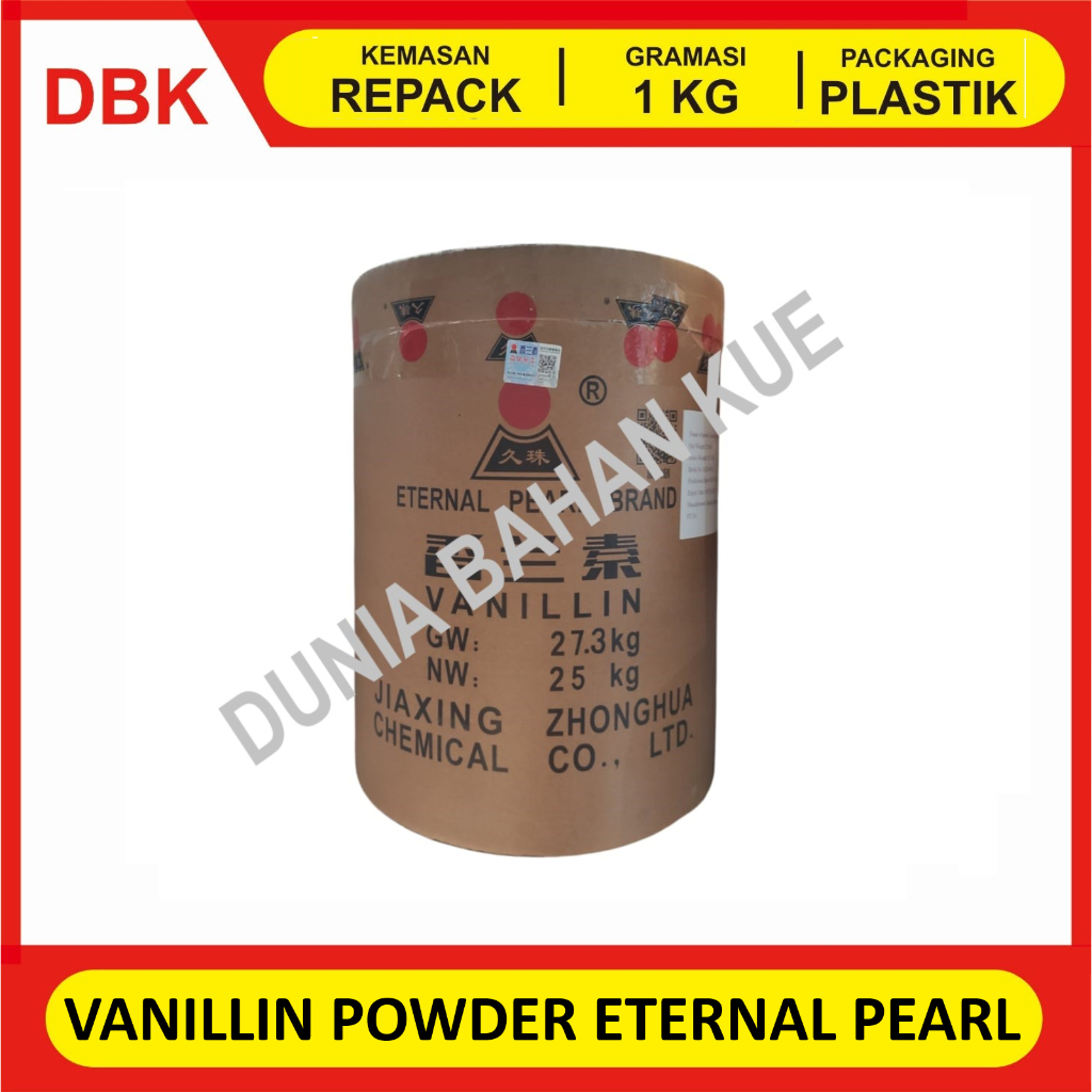 Jual VANILLIN POWDER ETERNAL PEARL / VANILLI POWDER / BUBUK VANILLA ...