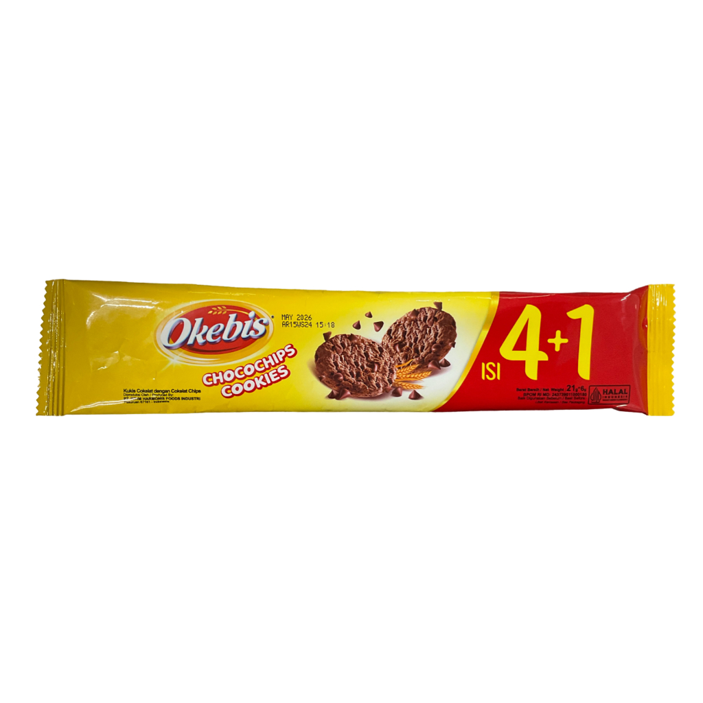 Jual Okebis Chocochips Cookies 104 (1 KARTON 104 PCS) | Shopee Indonesia