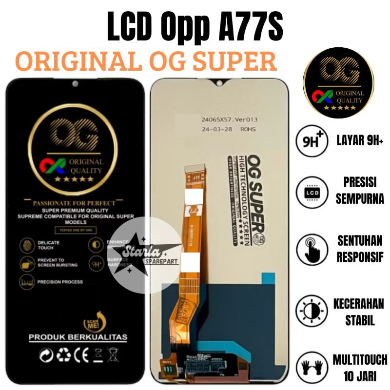 Jual LCD TOUCHSCREEN OPPO A77S Original OG SUPER GRATIS LEM+OBENG ...