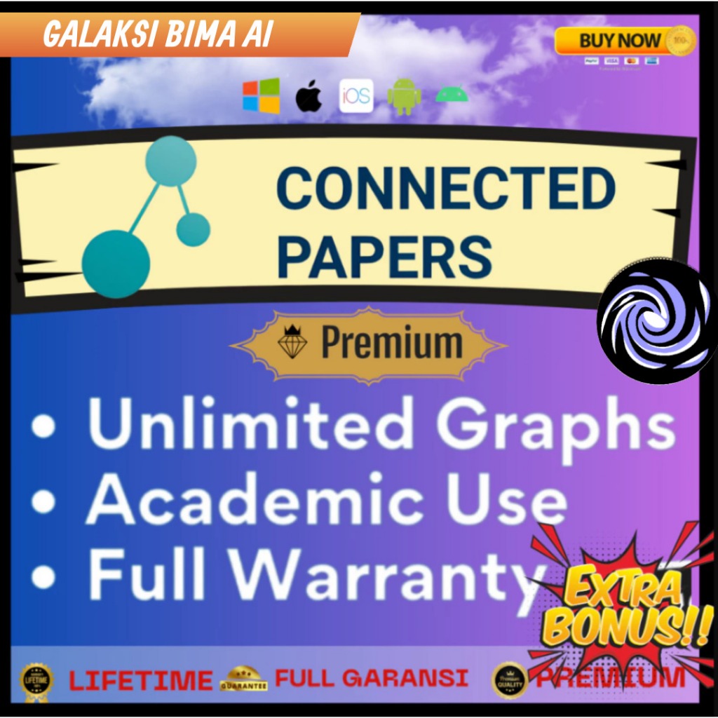 Jual Connected Papers Academic Plan [ 1 Tahun ] * Temukan dan jelajahi Makalah Akademik ...
