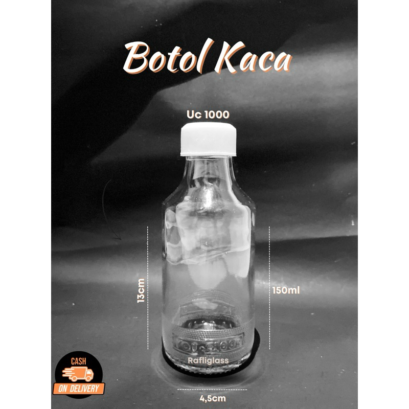 Jual Botol C1000/Botol Kaca 150ML/Botol Madu (TERMURAH) | Shopee Indonesia