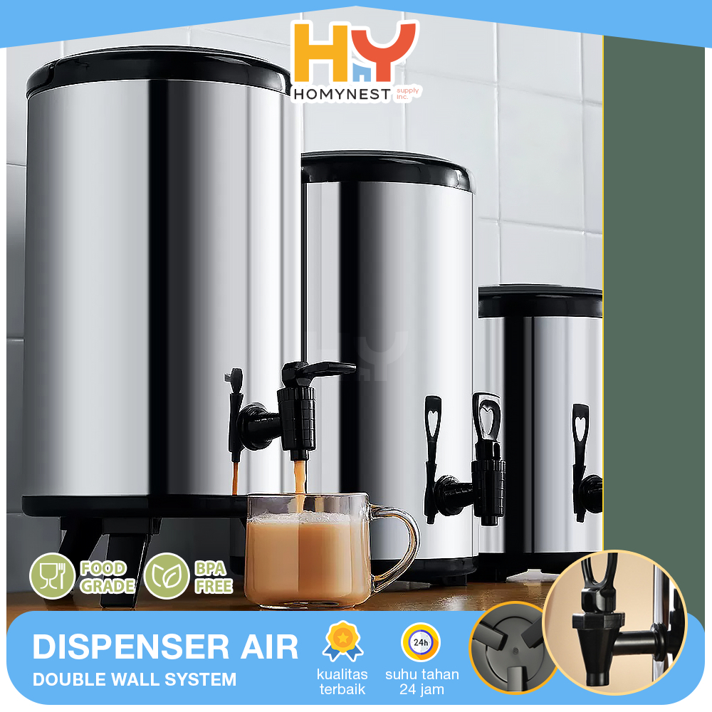 Jual HOMYNEST Termos Milk Tea Bucket Stainless Panas Dingin Serbaguna ...