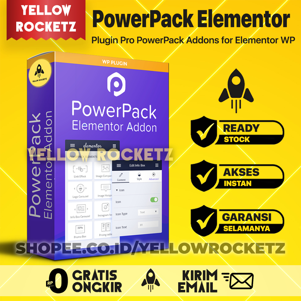 Jual POWER PACK ELEMENTOR - Addons for Elementor WP Plugin Wordpress Powerpack Plugins Lifetime ...