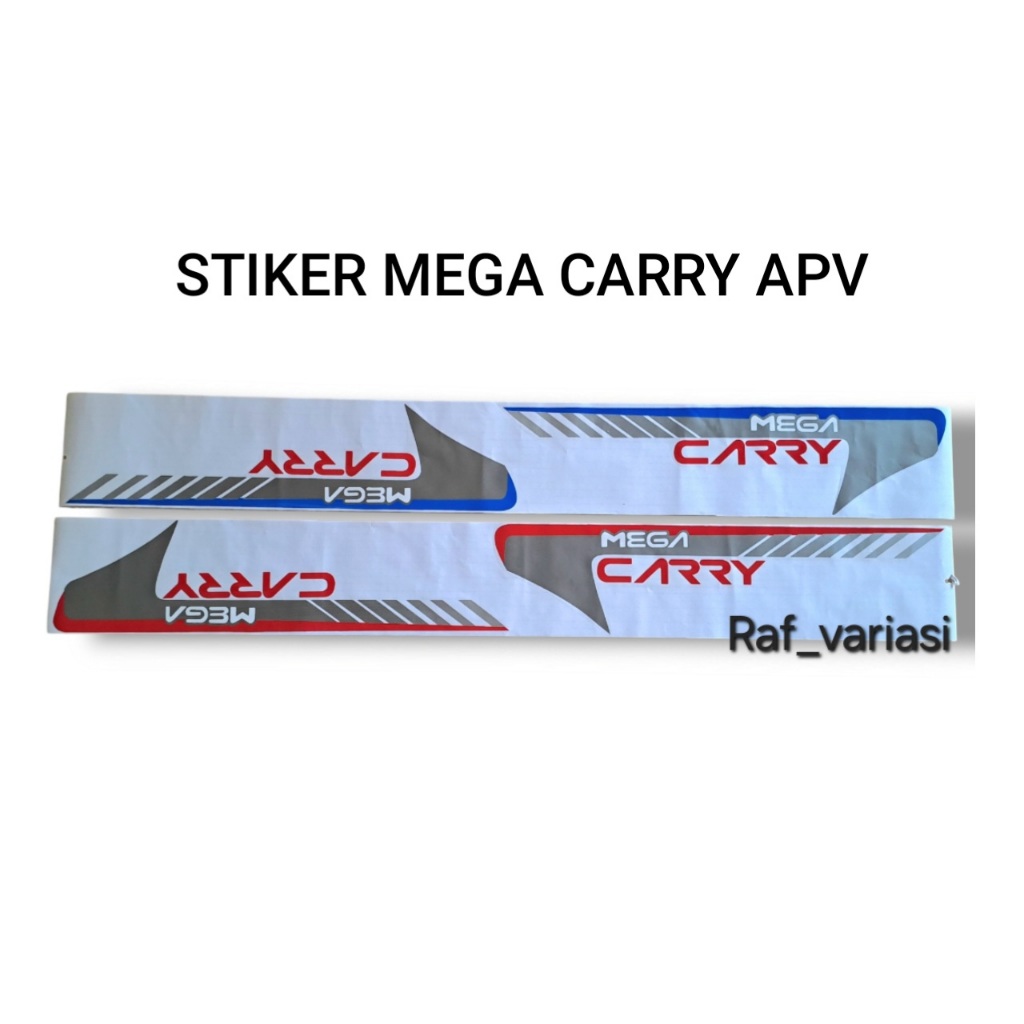 Jual Stiker List Body Mega carry apv / sticker Suzuki Mega carry ...