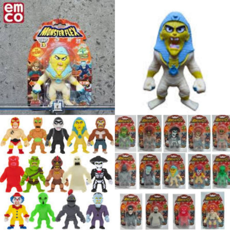 Jual Monster Flex SERIES 3 PHARAOH MUMMY GLOW IN THE DARK SERI PHARAOH ...