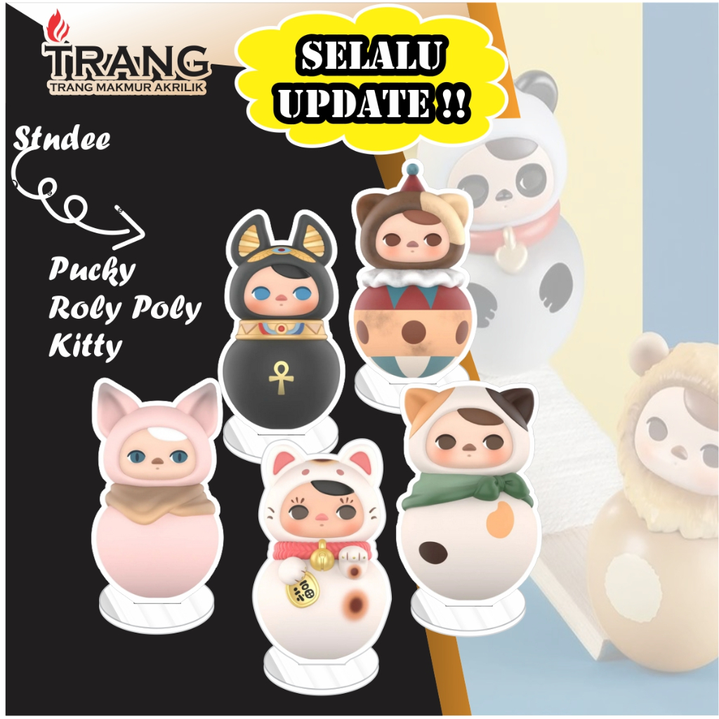 Jual Standee Figure Akrilik Pucky Roly Poly Kitty / Standing Action ...