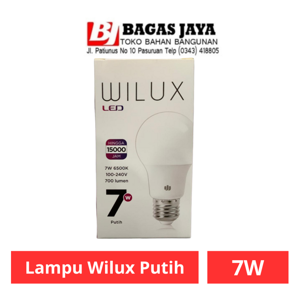 Jual Lampu WILUX LED 7W Putih - 6500K | Shopee Indonesia