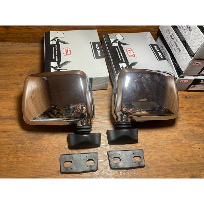 Jual spion variasi chrome besar kijang grand,panther lama,kijang super ...