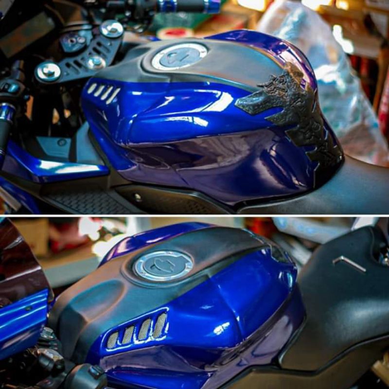 Jual Cover Tangki yamaha r15 v3 kondom tenki yamaha r15 v3 model r1 ...