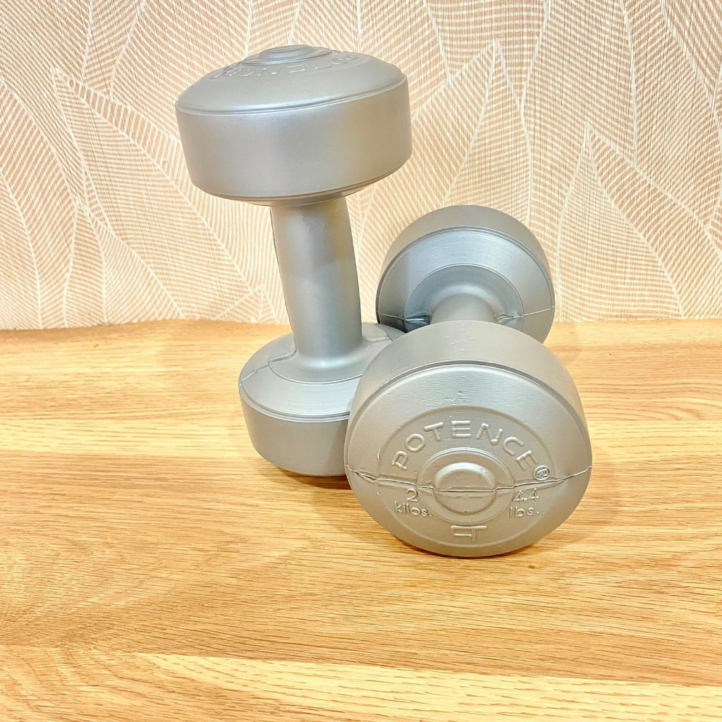 Jual POTENCE BARBEL PLASTIK ISIAN 2KG / DUMBELL 2KG / DUMBEL PLASTIK ...