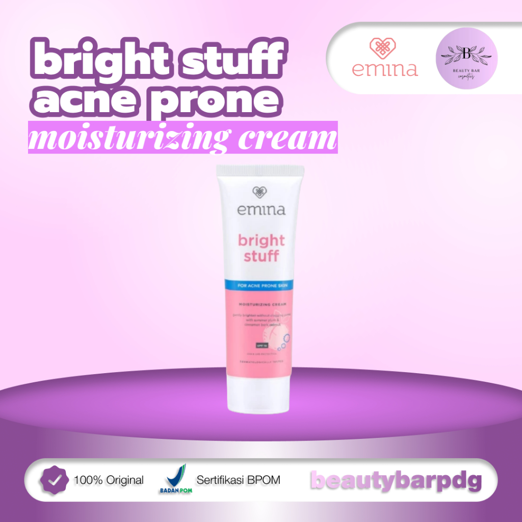 Jual Emina Bright Stuff Acne Prone Moisturizer Cream 20 ml ...