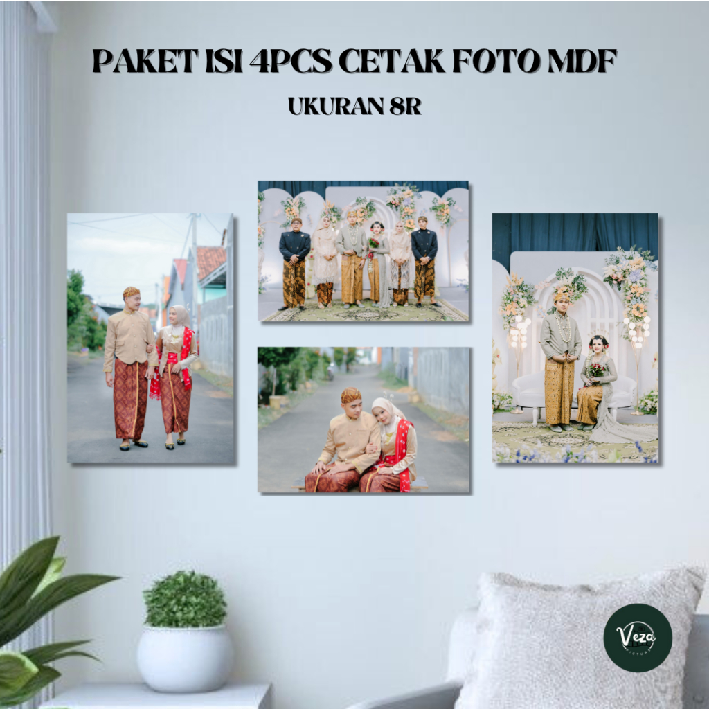 Jual (ISI 4) PAKET HEMAT CETAK FOTO MDF UK 8R ( 30CM X 20 CM ) FREE ...