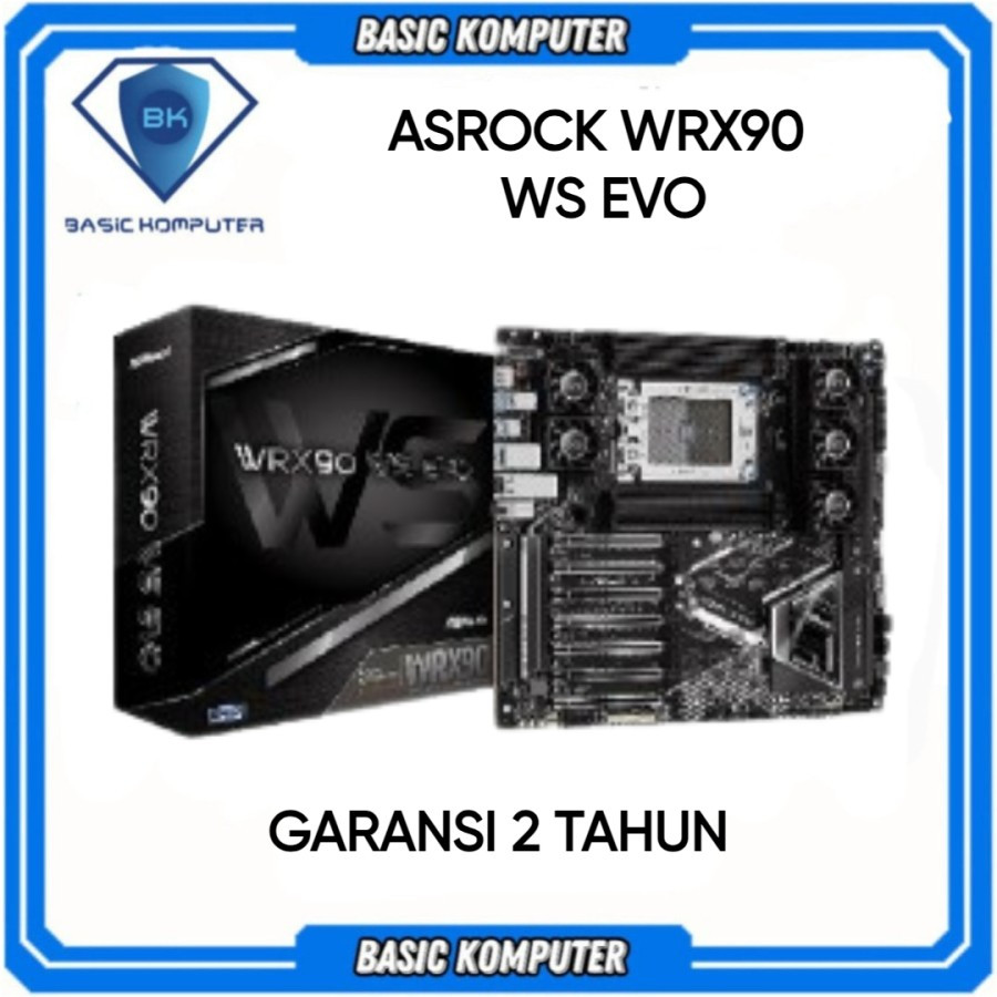 Jual MOTHERBOARD ASROCK WRX90 WS EVO ( sTR5 / WRX90 / DDR5 ) | Shopee Indonesia