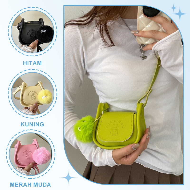 Jual Ready/COD Tas Selempang Kulit Wanita Kecil Tas Cewek Rantai Mini ...