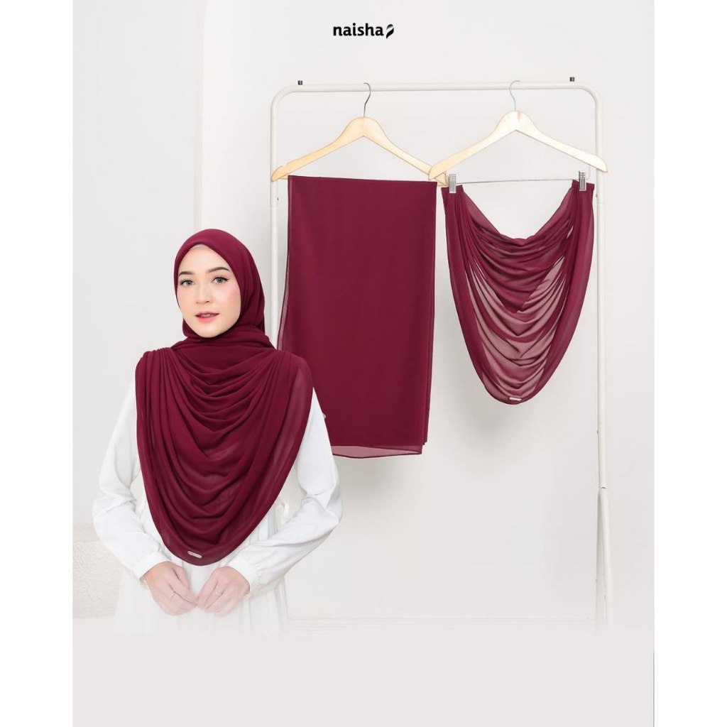 Jual Drapery hijab pernikahan/hijab drapery instan /naisha hijab/hijab ...