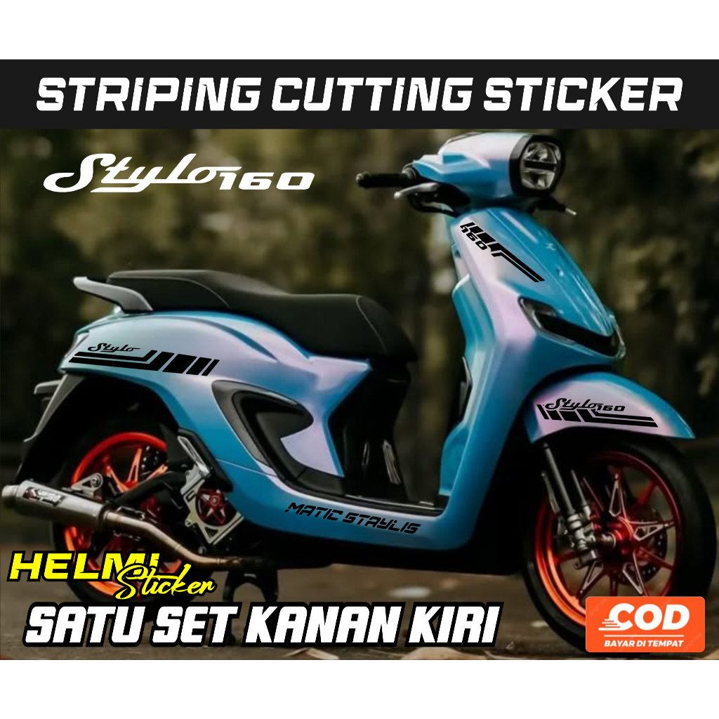 Jual STRIPING STRIP CUTTING STICKER HONDA STYLO 160 ALL NEW LIS VARIASI ...