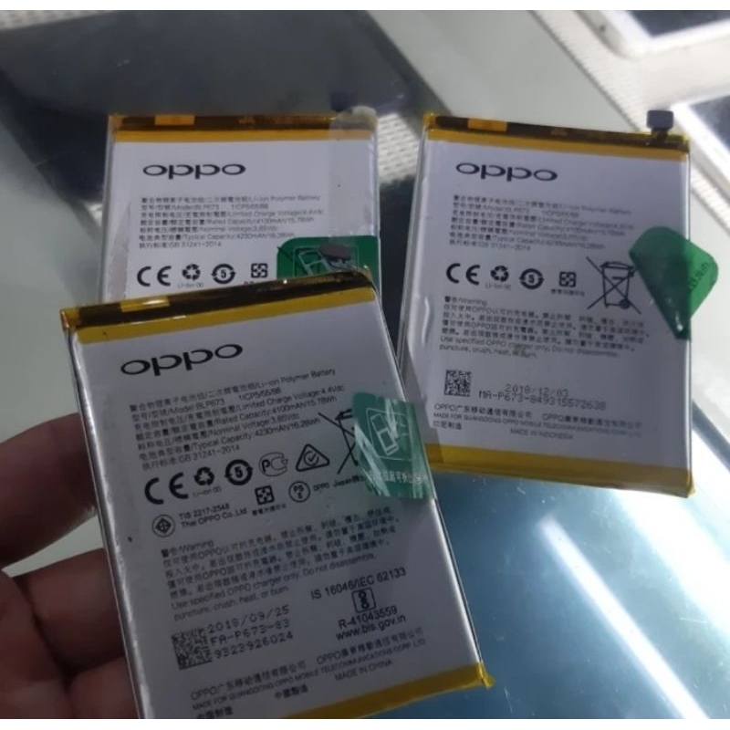 Jual Batre baterai Oppo BLP673 A3s A7 A5s A12 A31original copotan asli ...