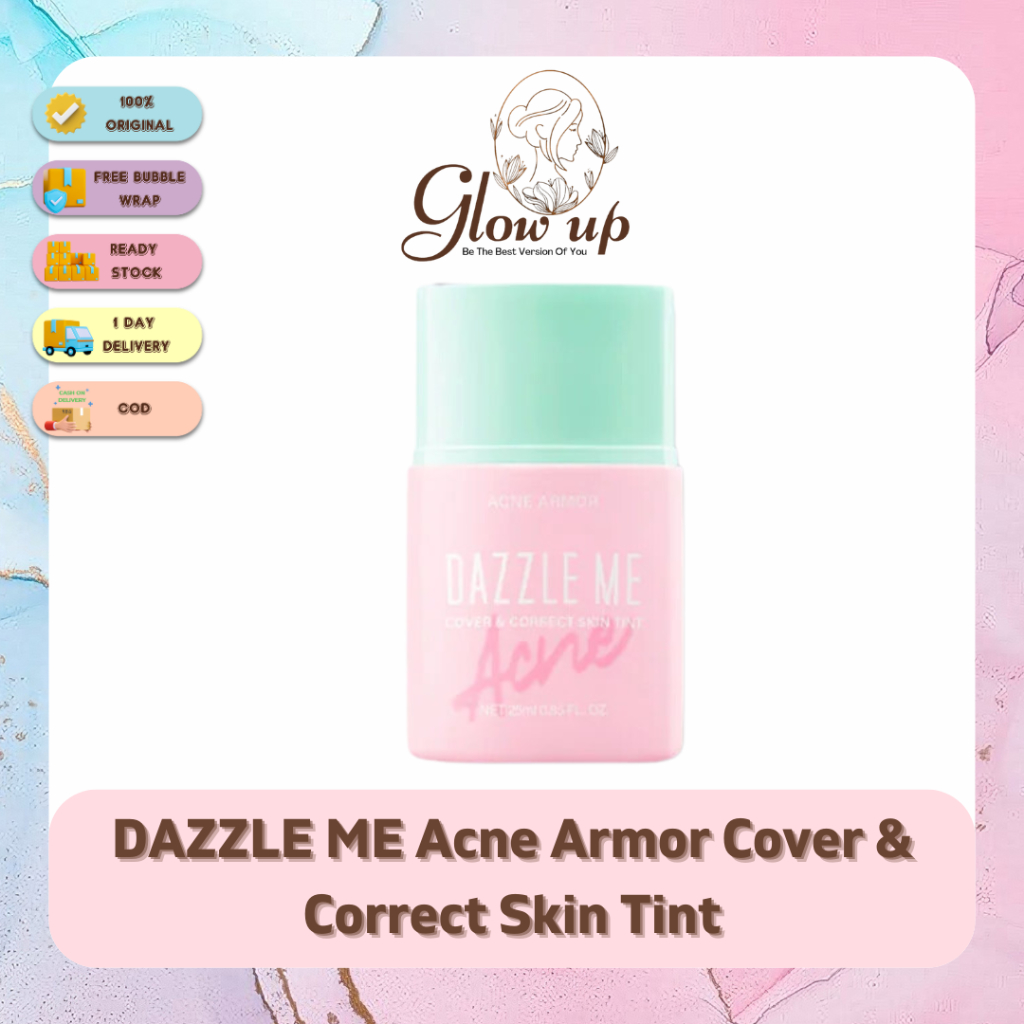 Jual [NEW LAUNCH] DAZZLE ME Acne Armor Cover & Correct Skin Tint Beauty ...