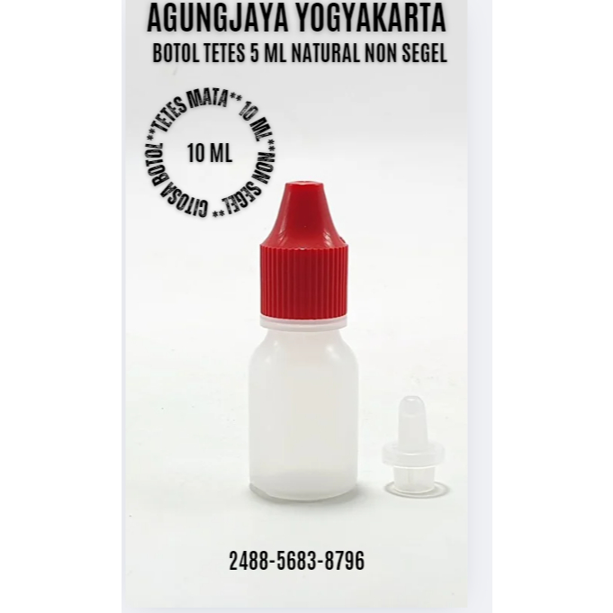 Jual Botol Tetes Mata 5 ml Natural Tidak segel / Botol Cendo Natural ...