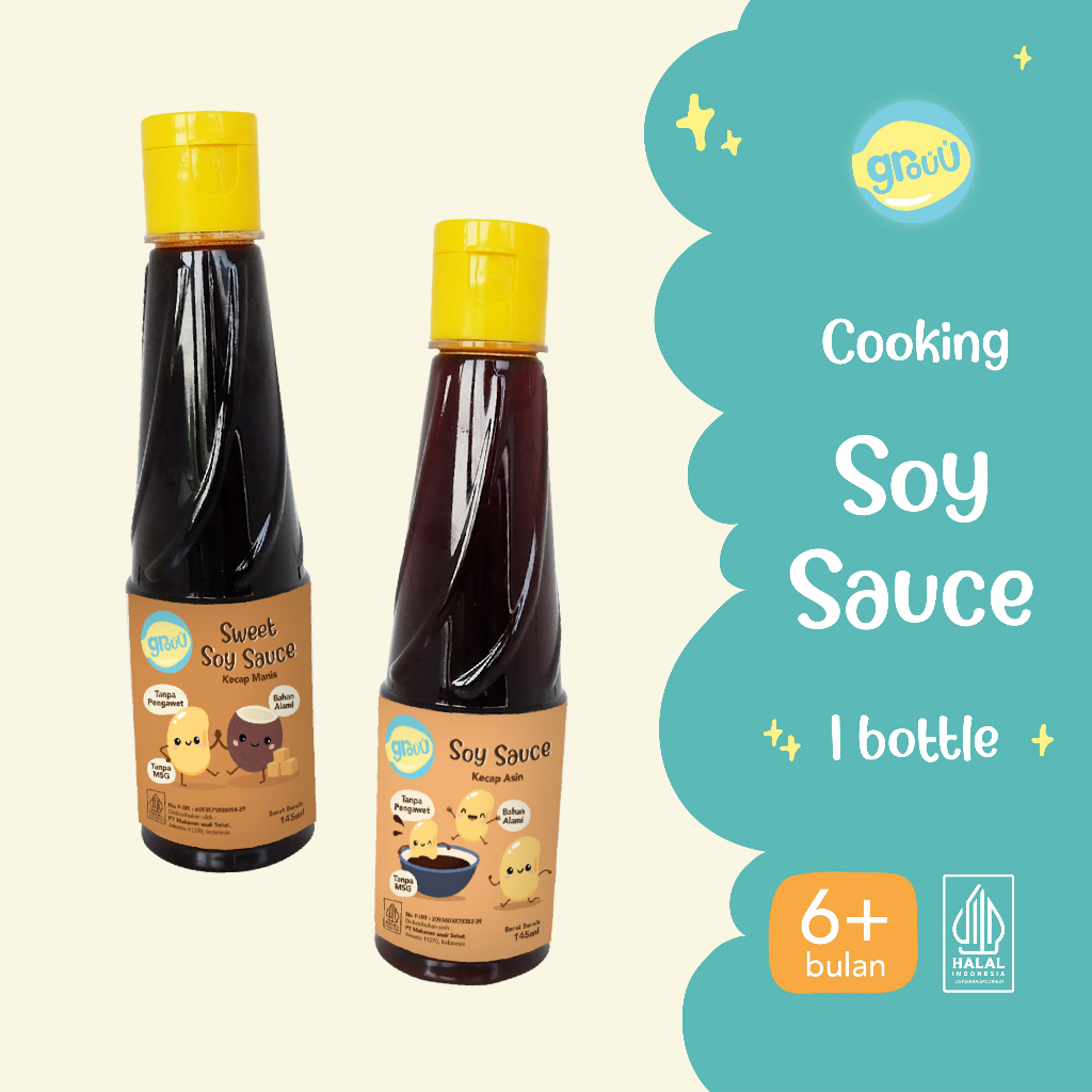 Jual Grouu - Cooking Sauces - Soy Sauce, Kecap MPASI Organik, Bumbu ...