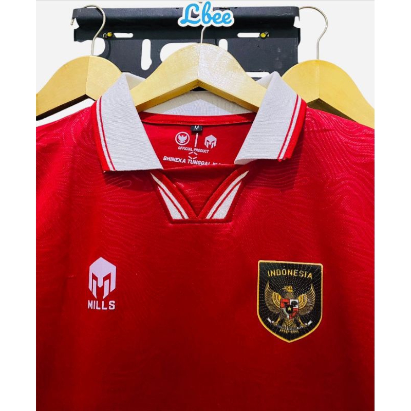 Jual JERSEY MILLS TIMNAS INDONESIA + NAMA | Shopee Indonesia