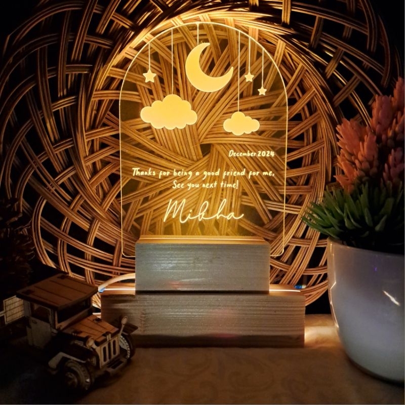 Jual LAMPU AKRILIK CUSTOM, KENANG-KENANGAN AKRILIK, GIFT GRADUATION ...