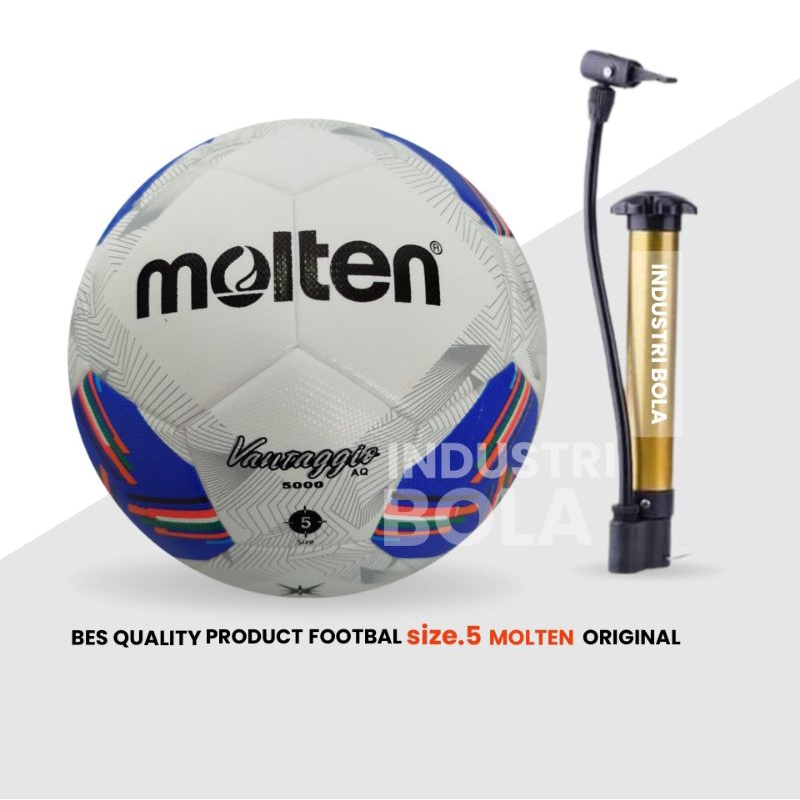 Jual Bola Sepak kaki Molten Asian Qualifiers Jaht Premium Ukuran 5 ...