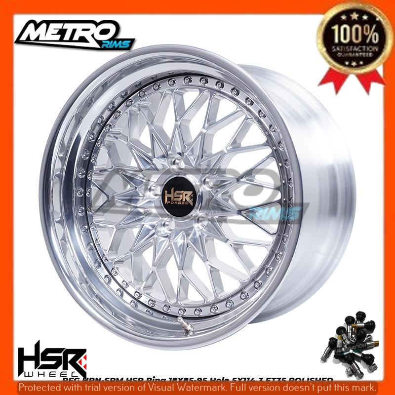 Jual VELG HSR FORGED MODEL JDM STYLE RING 18 R18 HSR RFG HRN SPM UNTUK ...