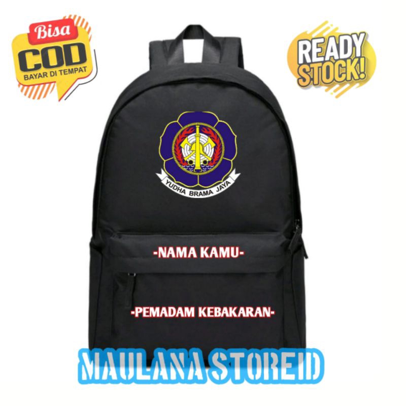 Jual Tas Ransel Motif Pemadam Kebakaran-Tas ransel Dewasa Gambar Damkar ...