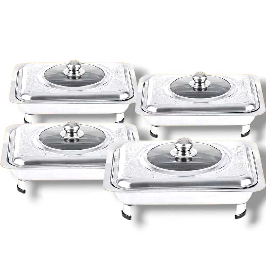 Jual Wadah saji prasmanan set / tempat makan set / tempat prasmana ...