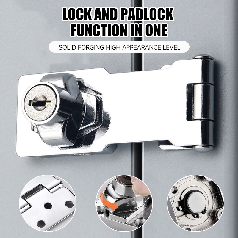 Jual Overpal Plat Tebal Stainless Hasp Lock Satin/Overpal Kunci / Kunci ...