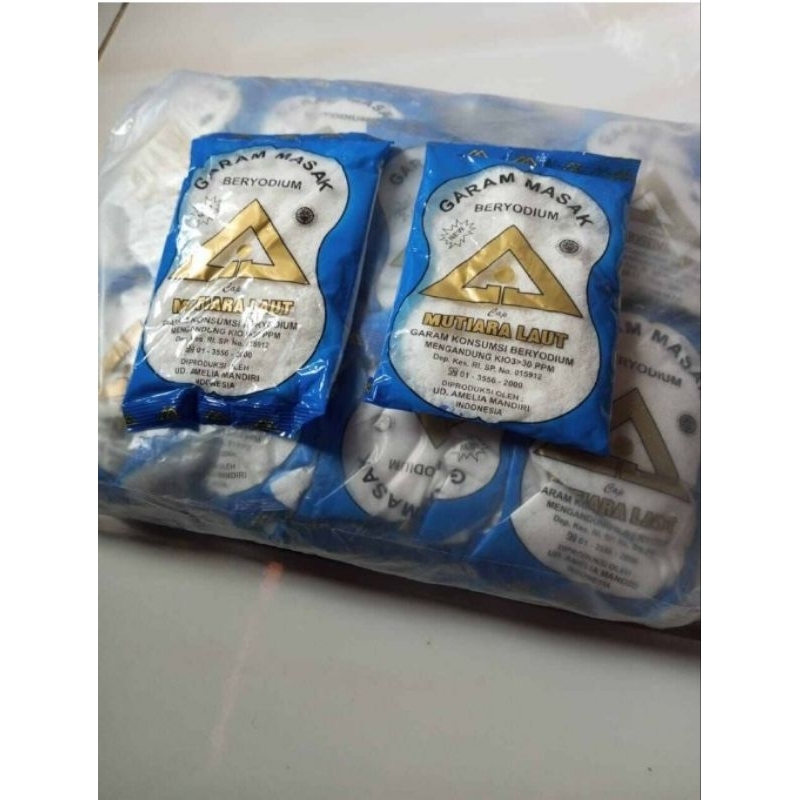 Jual paket garam dapur kemasan 100 gram dapet 10pcs murah meriah ...