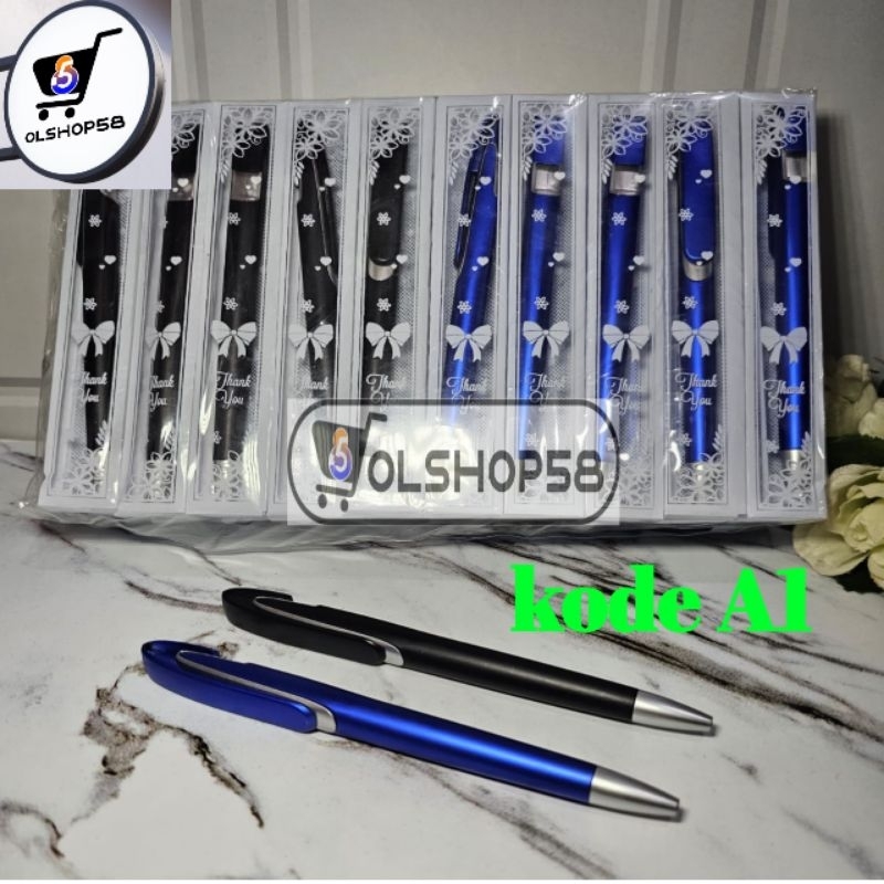 Jual ( isi 50pcs) PENA WARNA KODE A1 KEMASAN MIKA | Shopee Indonesia