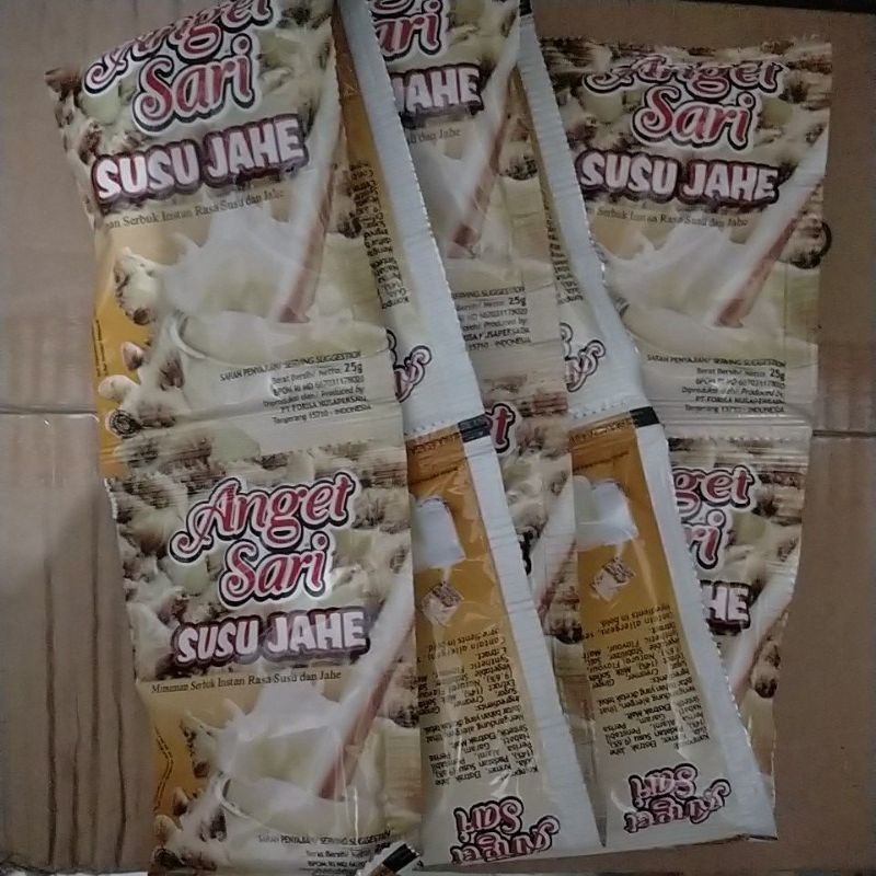 Jual ANGET SARI SUSU JAHE 1 RENCENG (10PCS) | Shopee Indonesia