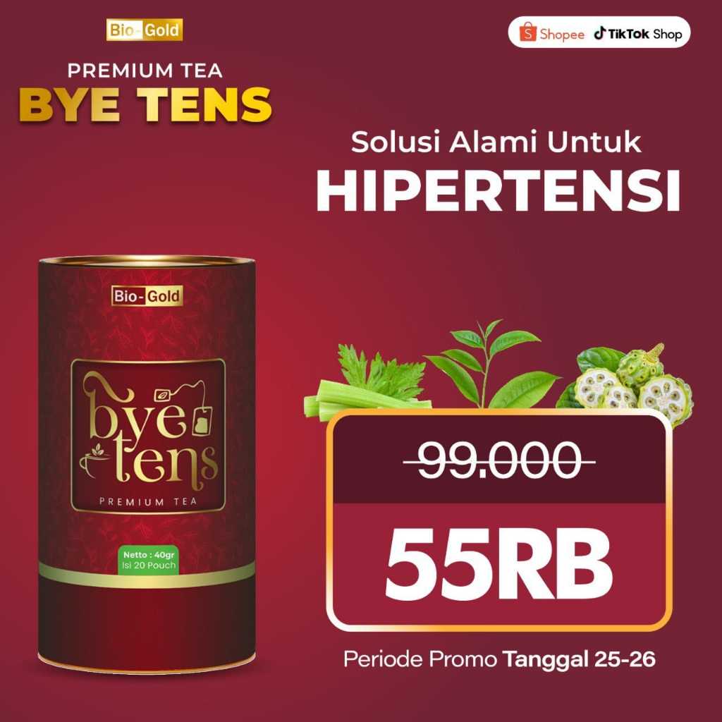 Jual Bye Tens Bio Gold Teh Hijau Mengkudu Seledri Untuk Meredakan Nyeri ...