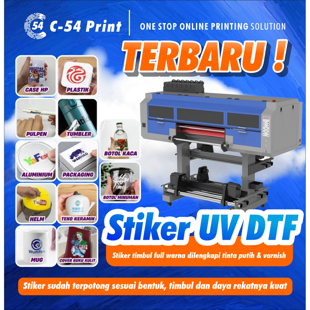 Jual Sticker Timbul | Sticker DTF UV | Stiker UV DTF | Sticker Cetak UV ...